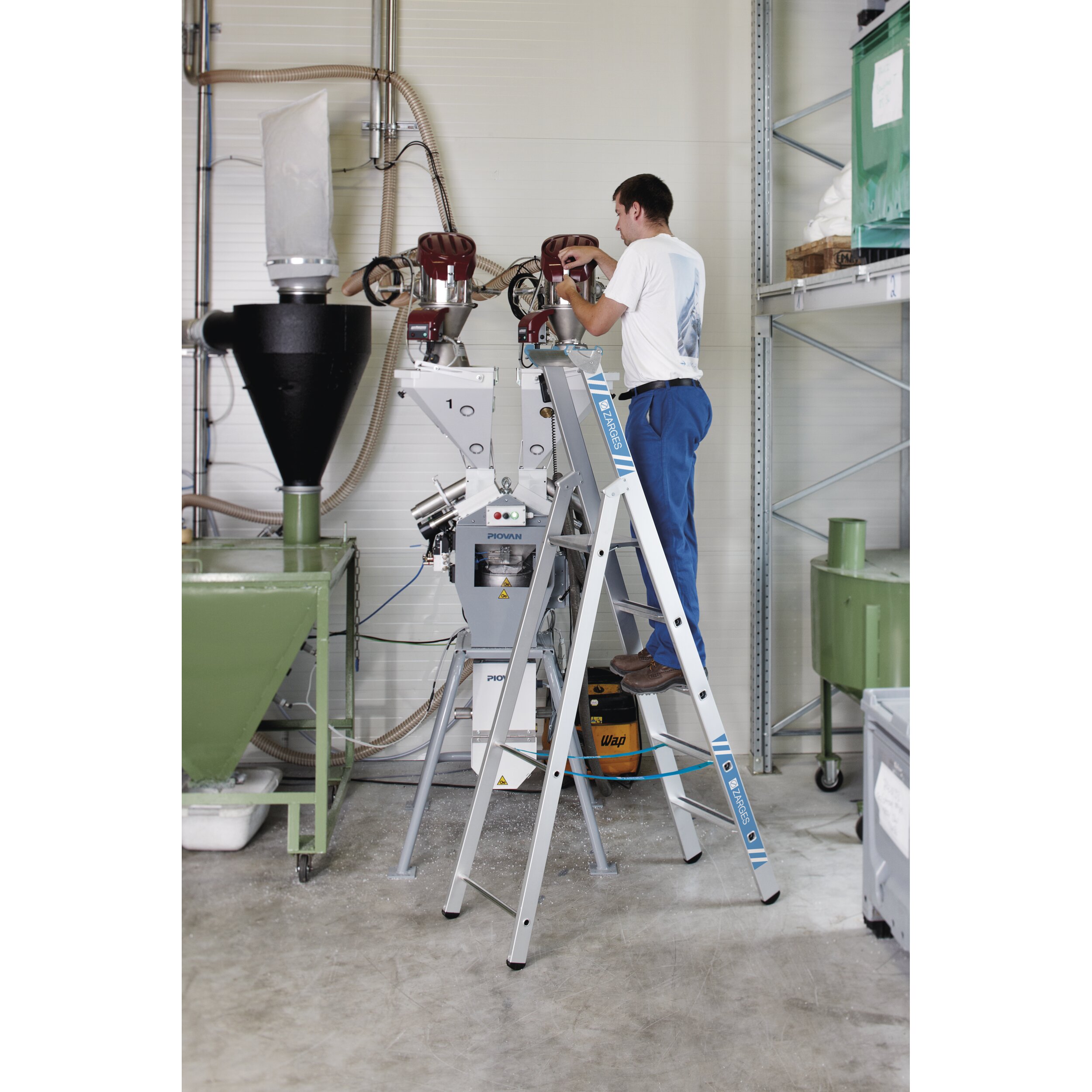 Saferstep S | Escaleras de tijera | ZARGES - innovaciones en aluminio